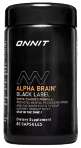 Alpha Brain Black Label Review (2025): Onnit Nootropic Analysis